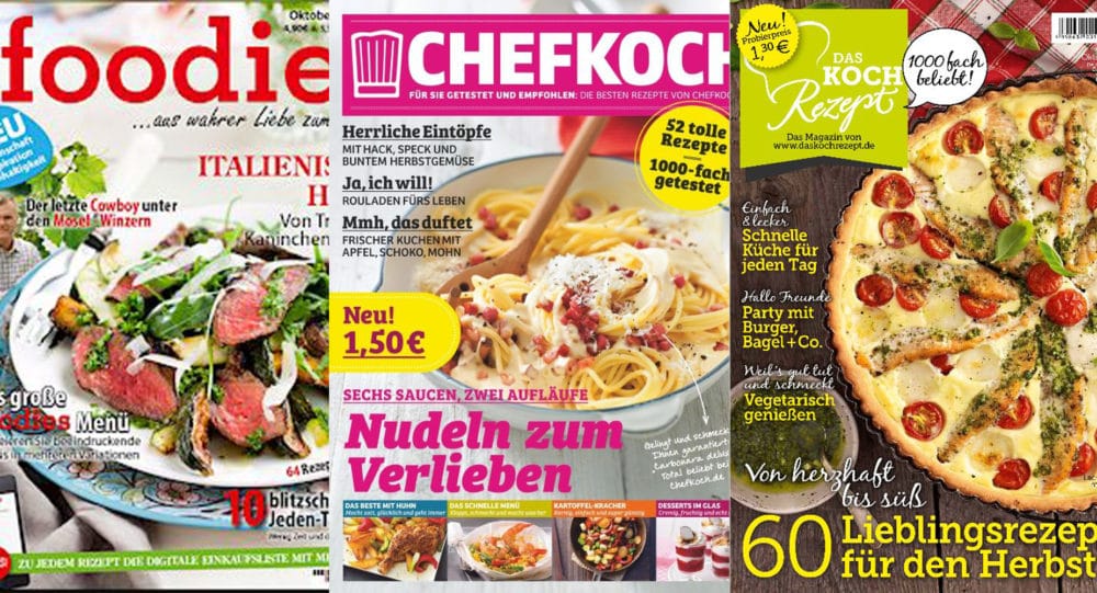 "Chefkoch", "Das Kochrezept" und "foodies" - Backen macht glücklich