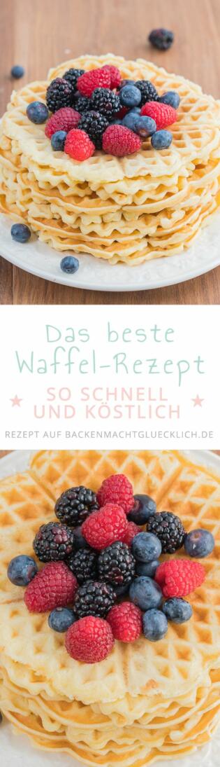 Das beste Waffel-Grundrezept | Backen macht glücklich