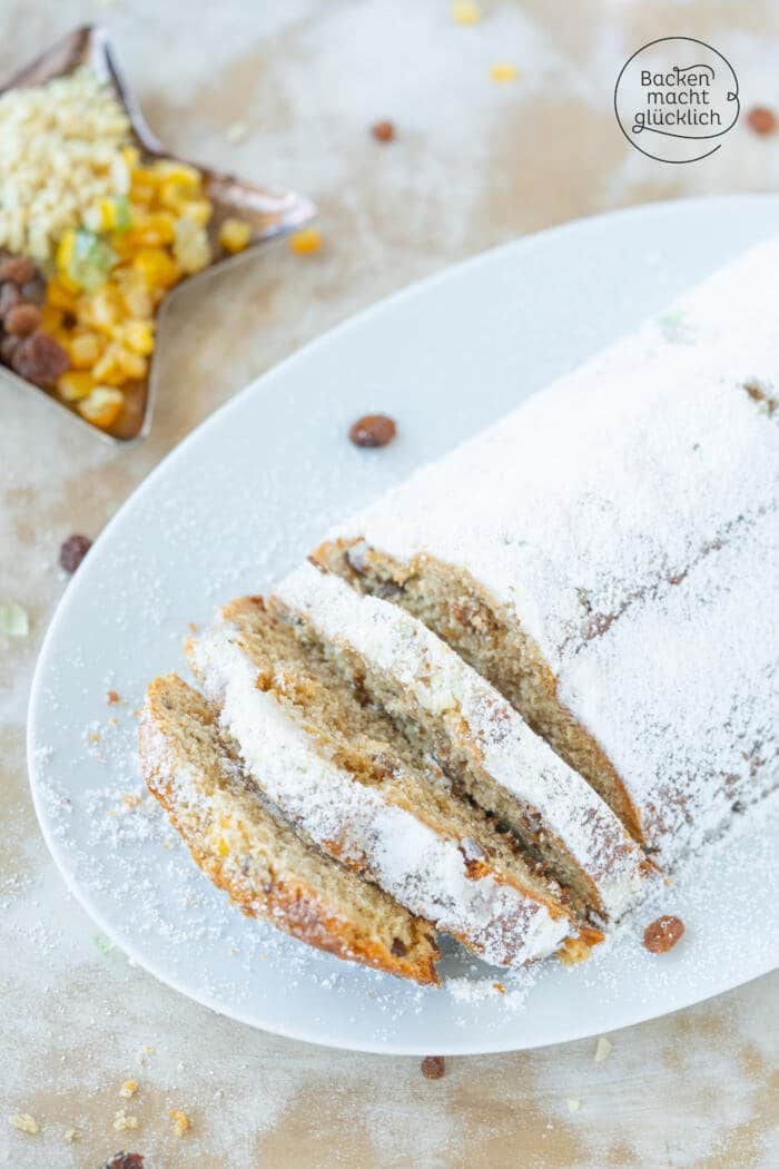 Einfacher veganer Stollen | Backen macht glücklich