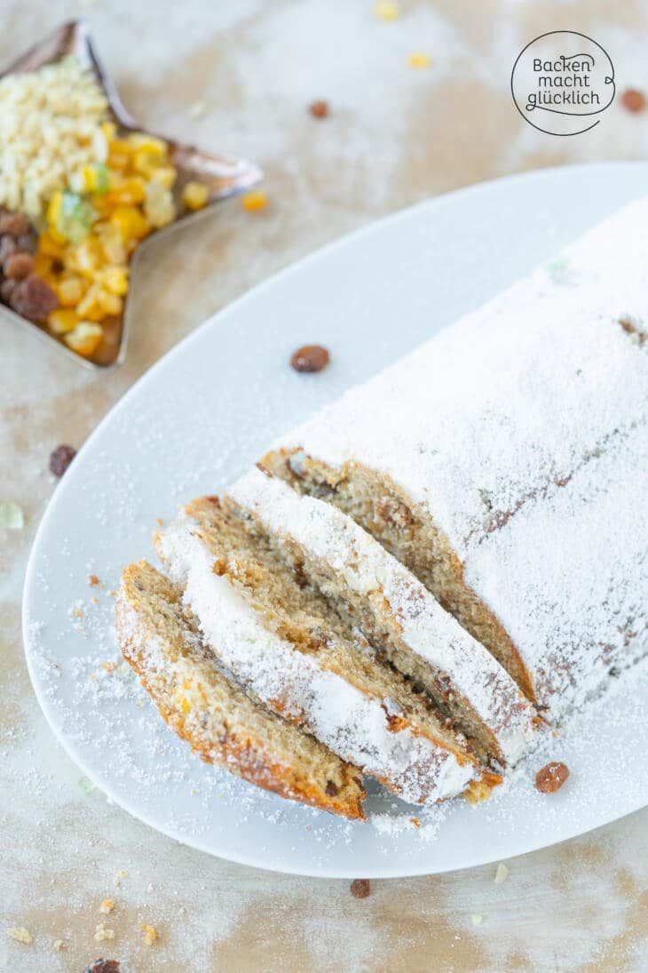 Einfacher veganer Stollen | Backen macht glücklich