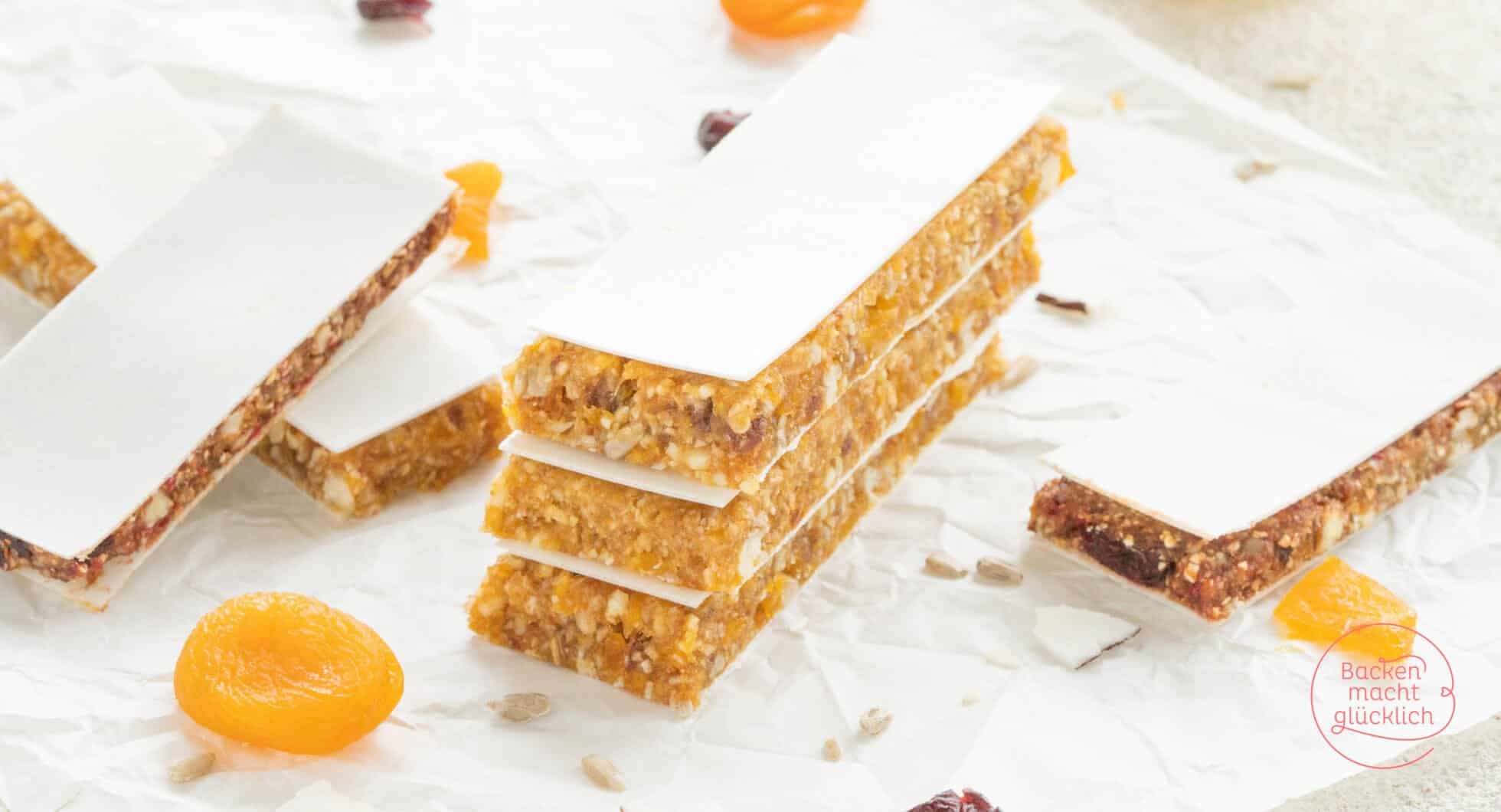 Fruchtriegel selbermachen | Backen macht glücklich