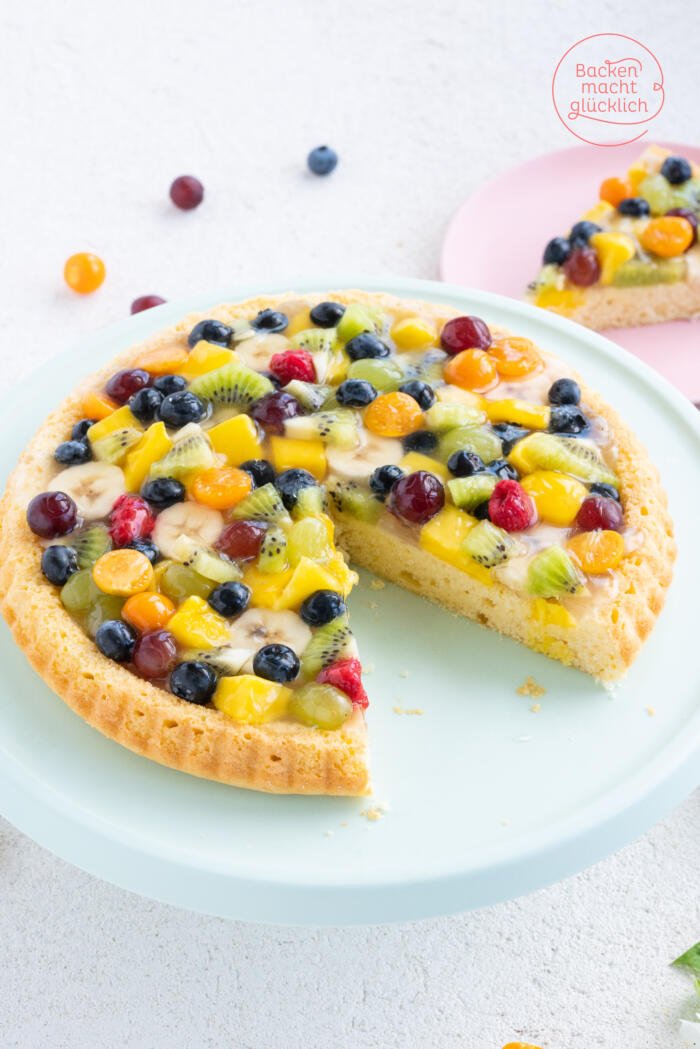 Einfacher Obstkuchen-Boden | Backen macht glücklich Einfacher Obstkuchen-Boden | Backen macht glücklich
