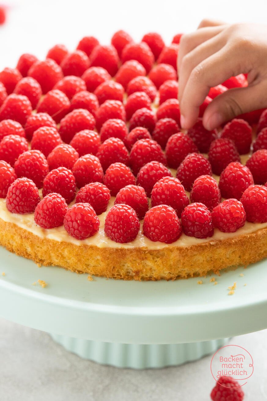 Himbeerkuchen | Backen macht glücklich