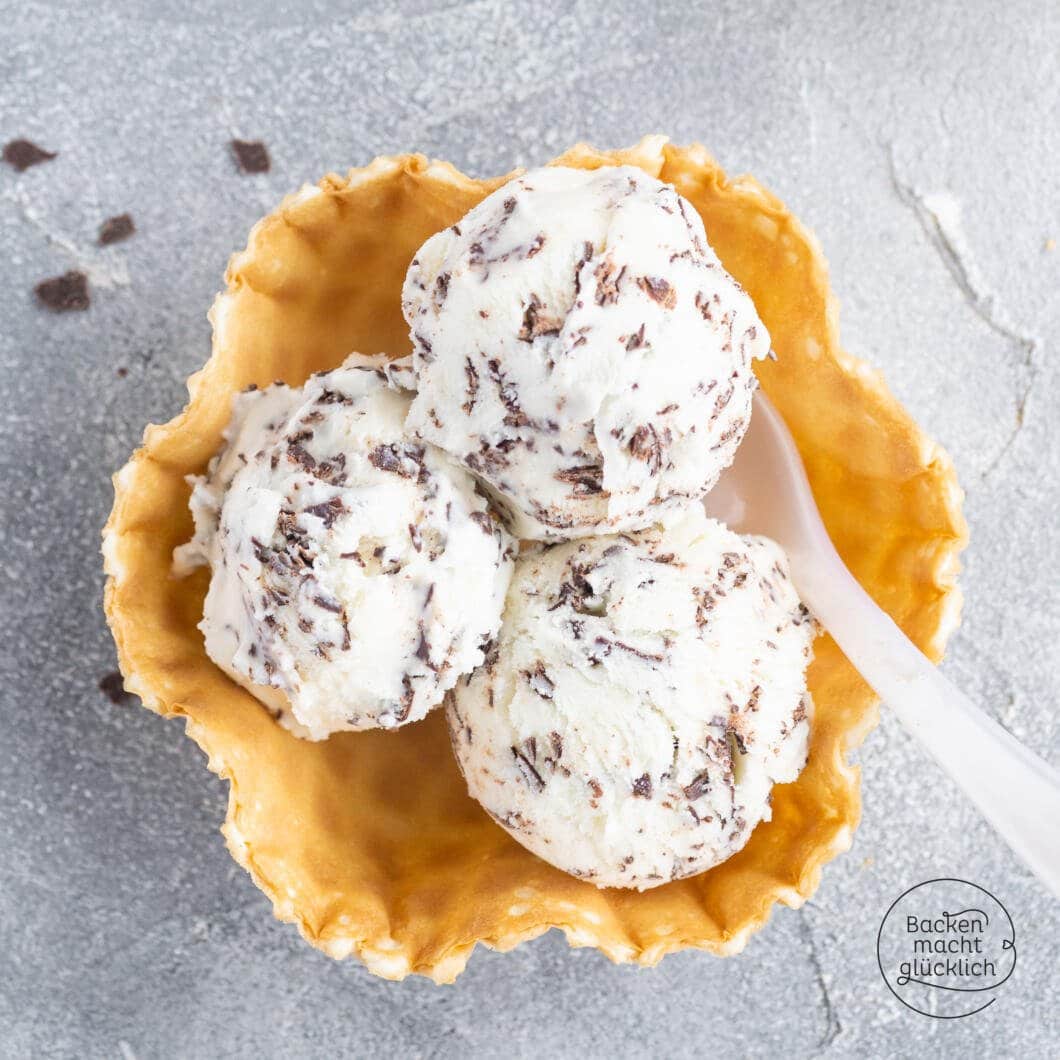 Stracciatella-Eis | Backen macht glücklich