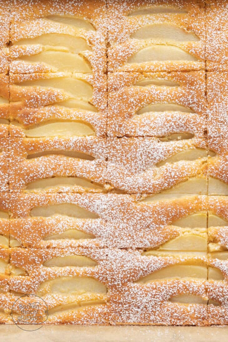 Birnenkuchen vom Blech | Backen macht glücklich