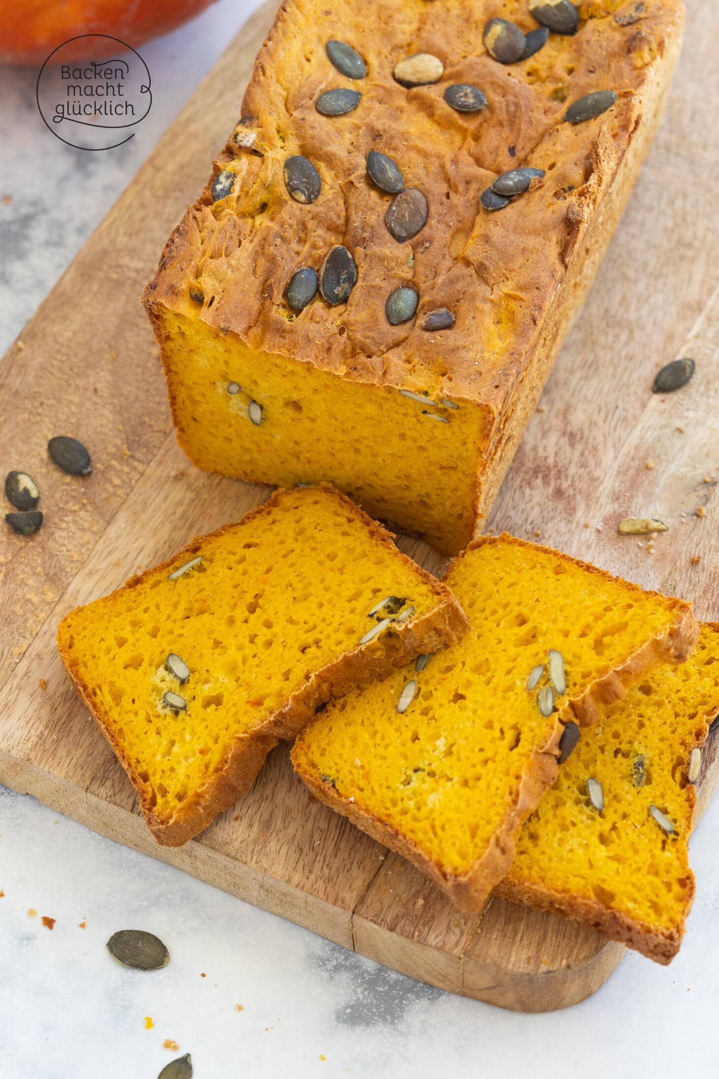Einfaches Kürbisbrot | Backen macht glücklich