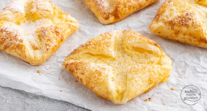 Quarktaschen wie vom Bäcker | Backen macht glücklich