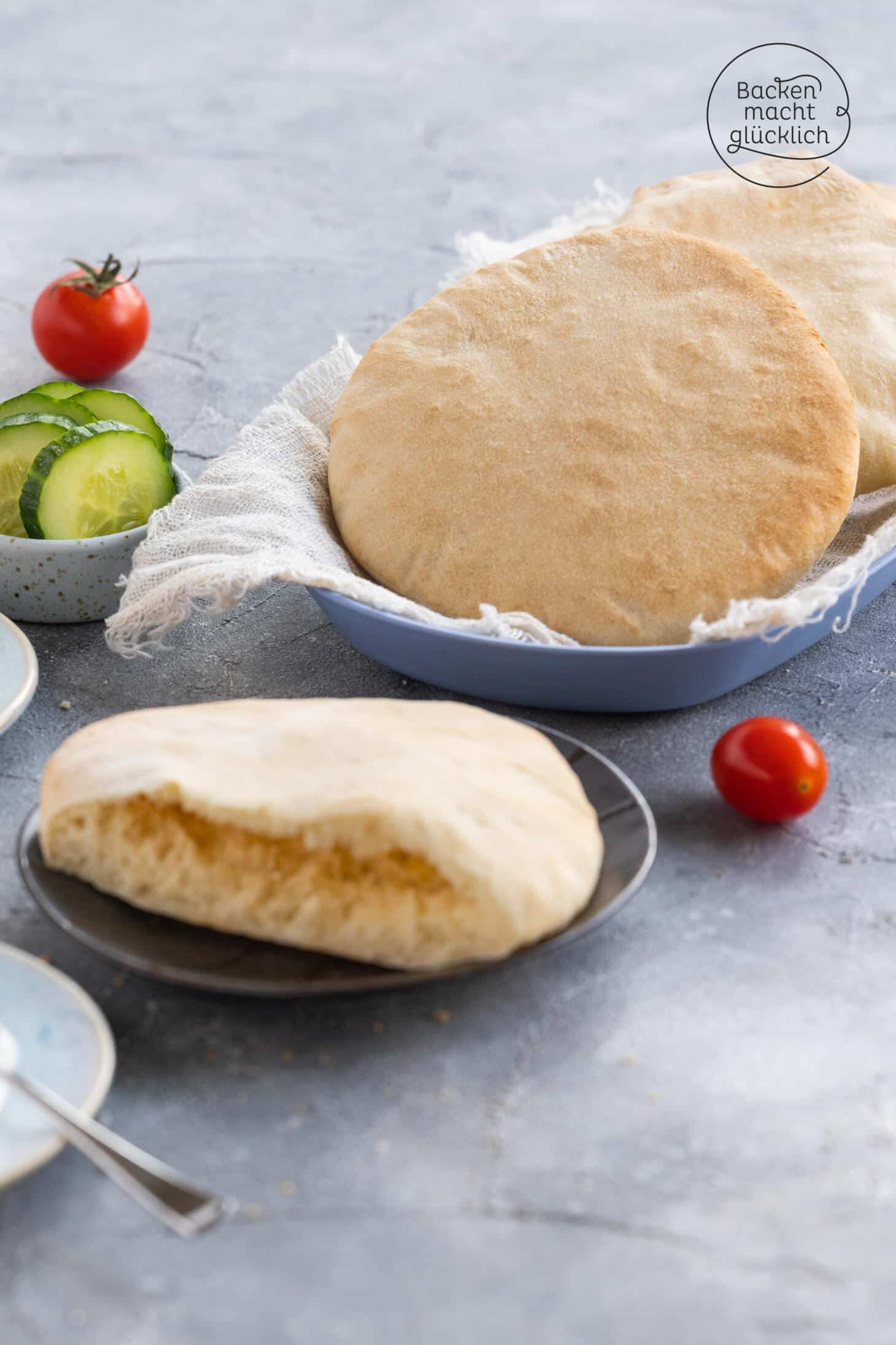 Pita-Brot Rezept | Backen macht glücklich
