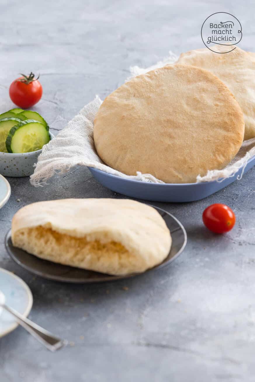 Pita-Brot Rezept | Backen macht glücklich