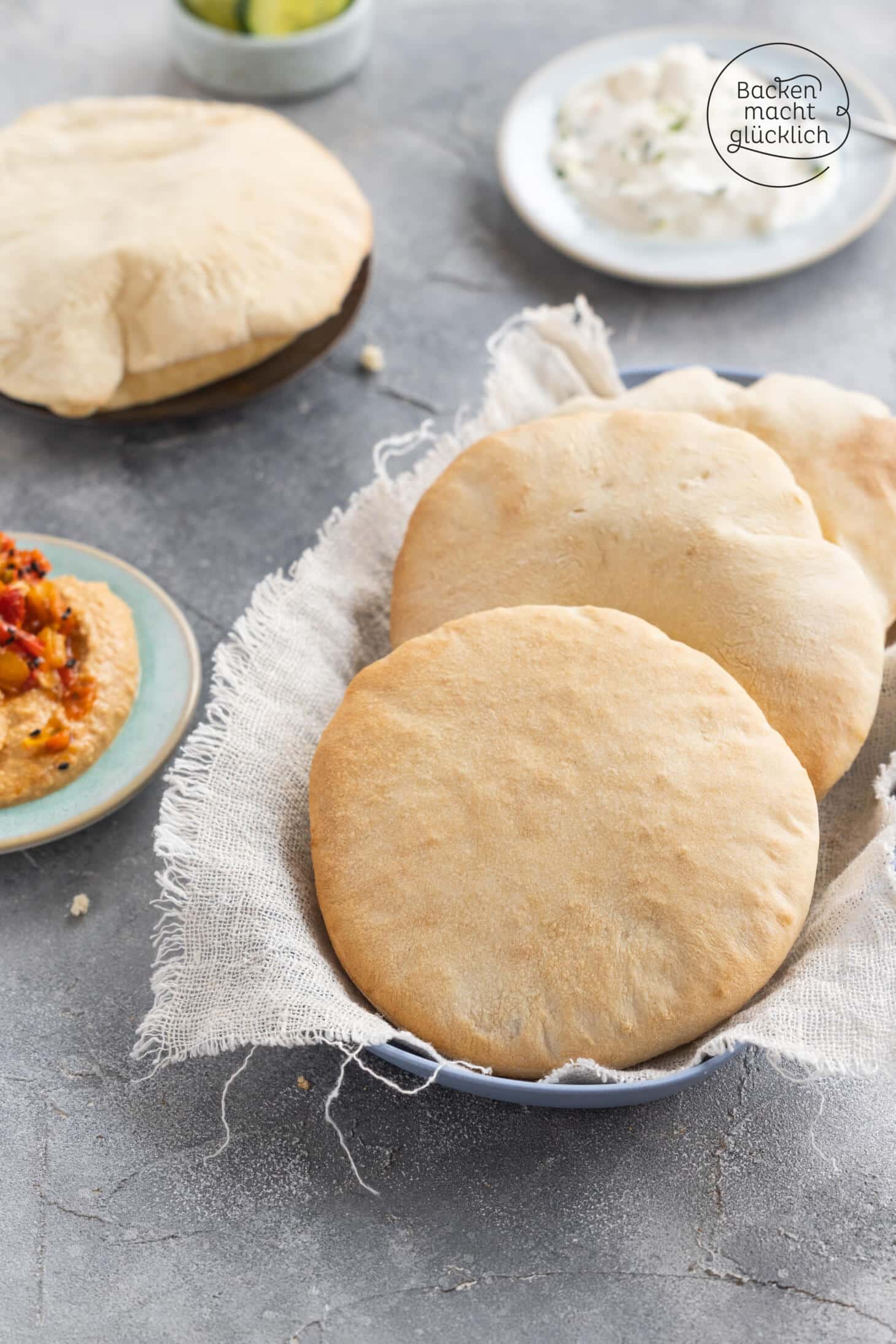 Pita-Brot Rezept | Backen macht glücklich
