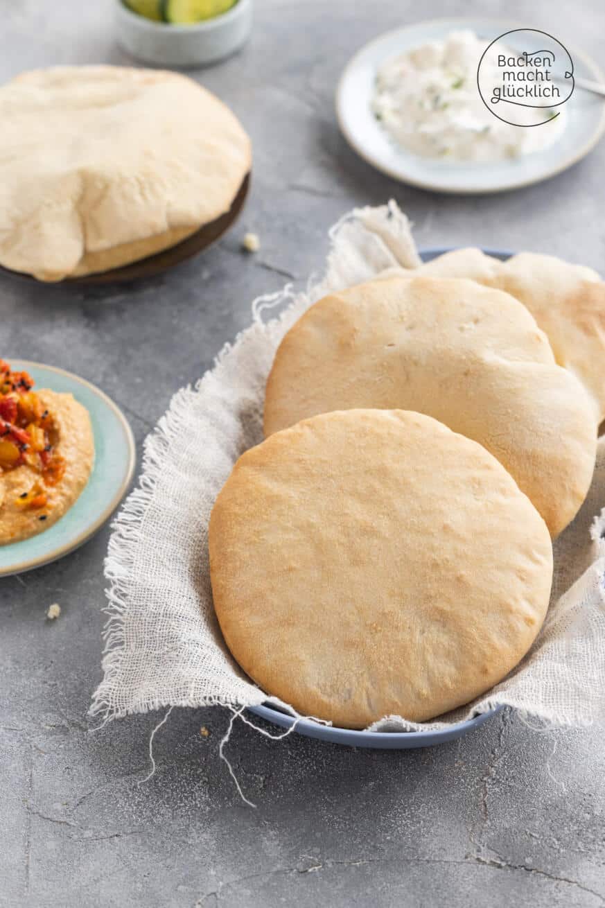 Pita-Brot Rezept | Backen macht glücklich
