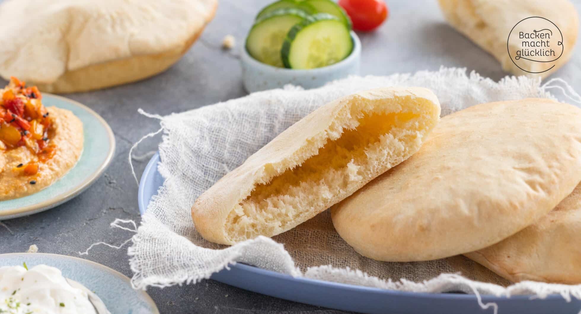Pita-Brot Rezept | Backen macht glücklich