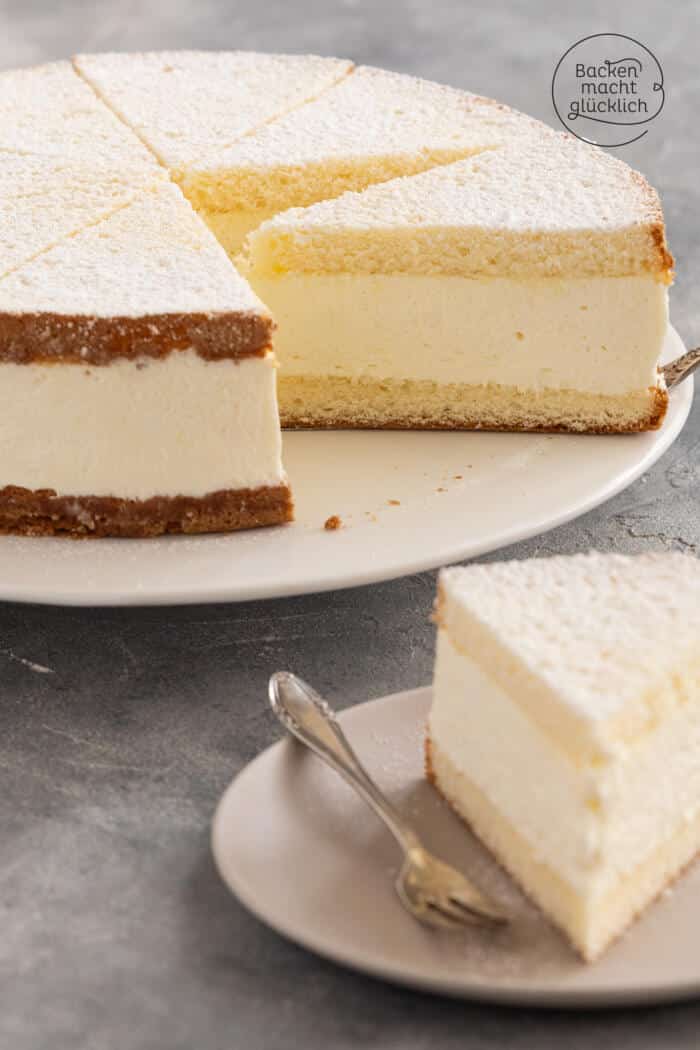 Käse-Sahne-Torte | Backen macht glücklich