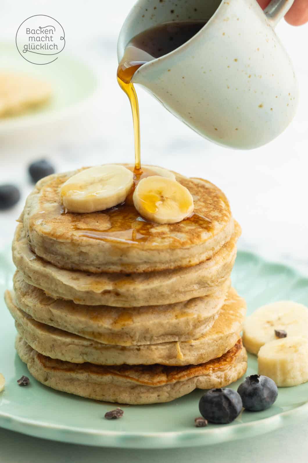 Bananen-Pancakes | Backen macht glücklich