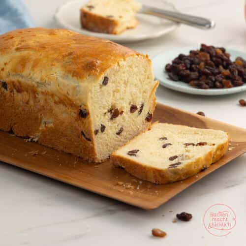 Rosinenbrot | Backen macht glücklich