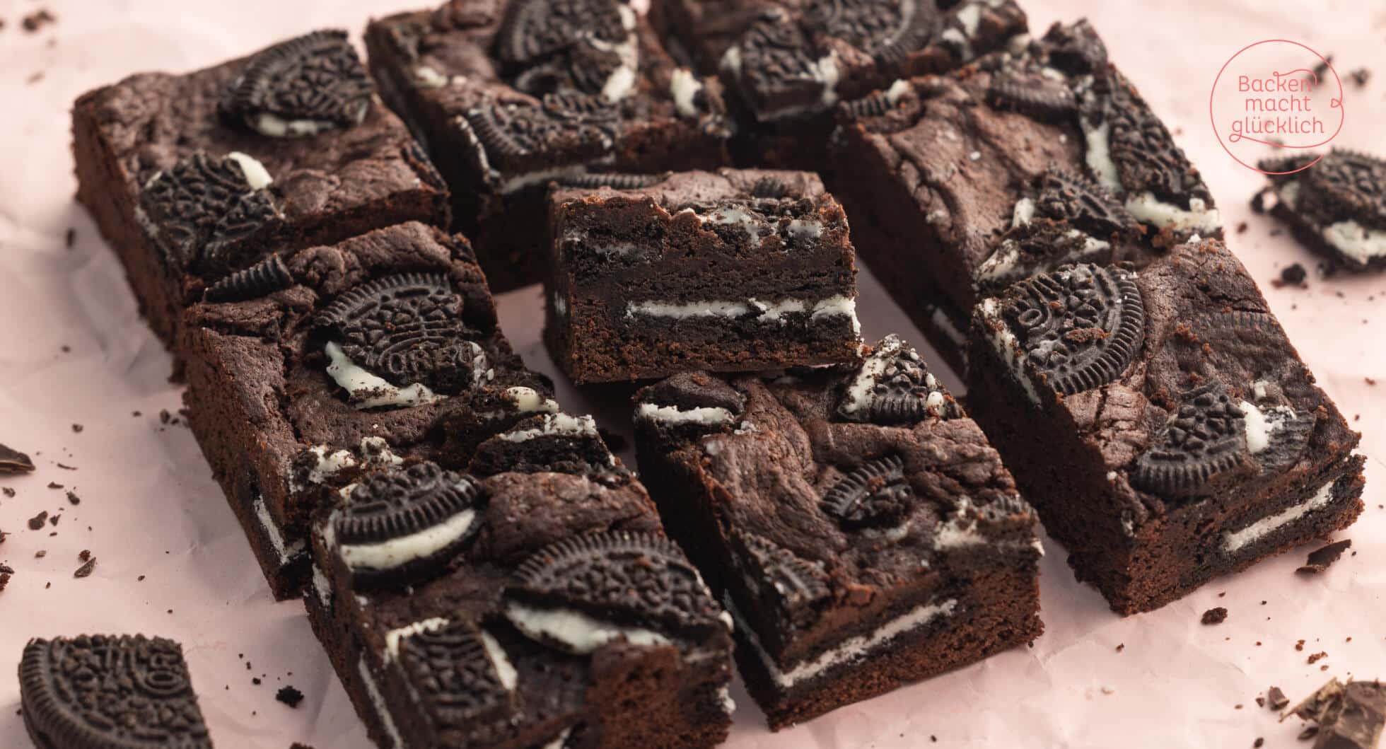 Oreo-Brownies | Backen macht glücklich