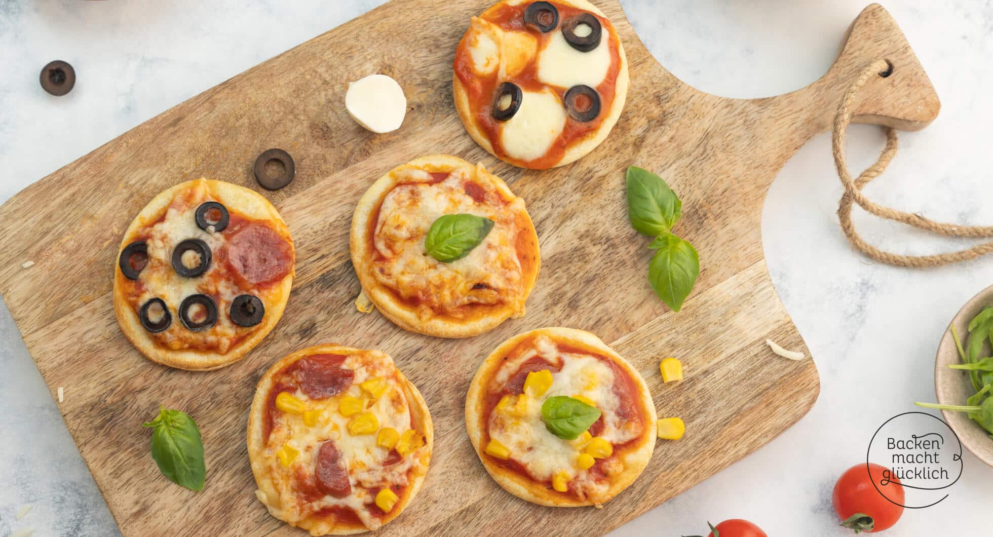 Mini-Pizza | Backen macht glücklich