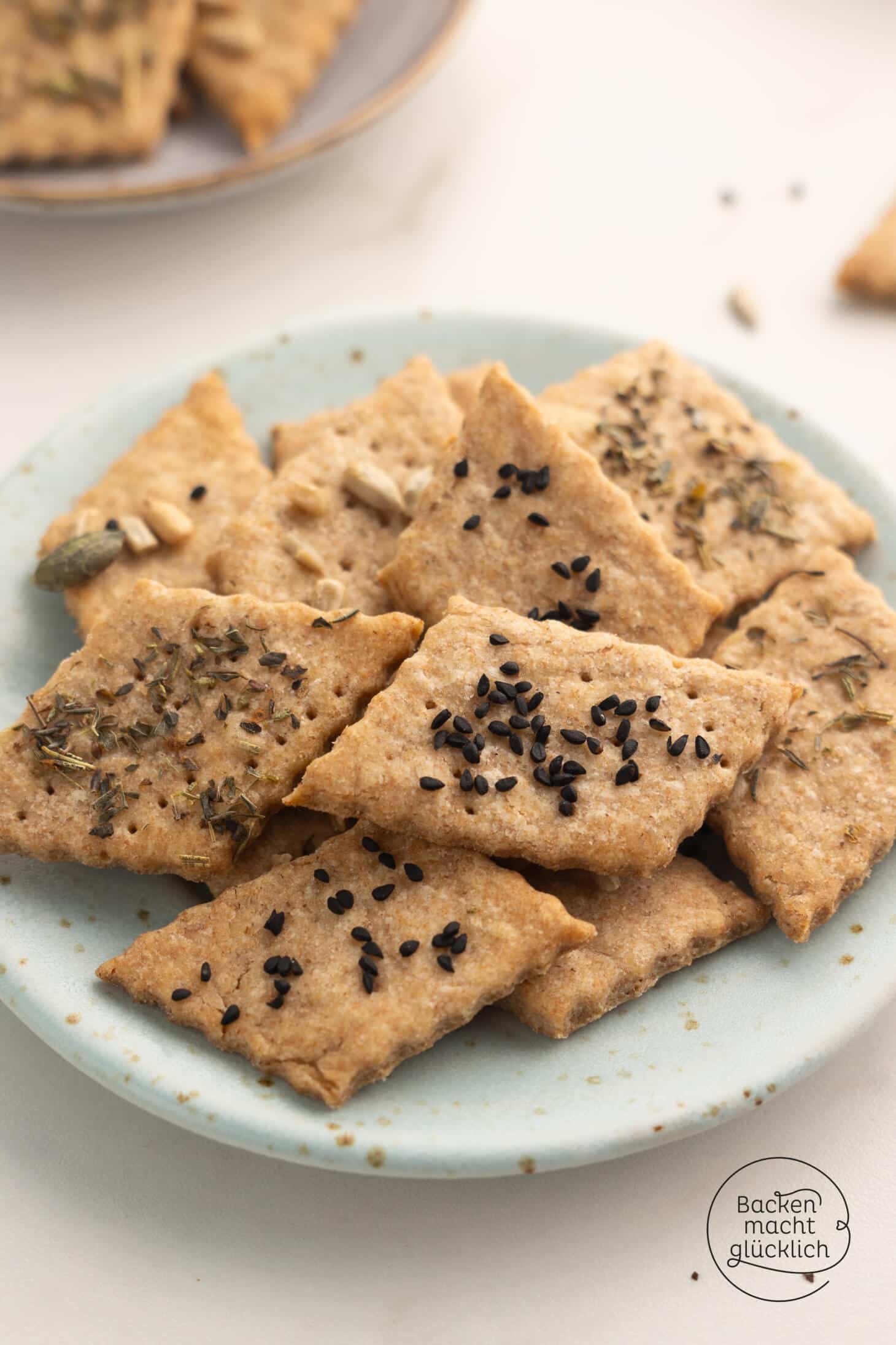 Vollkorn-Cracker | Backen macht glücklich