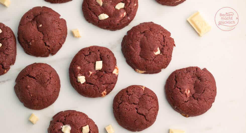Red Velvet Cookies | Backen macht glücklich