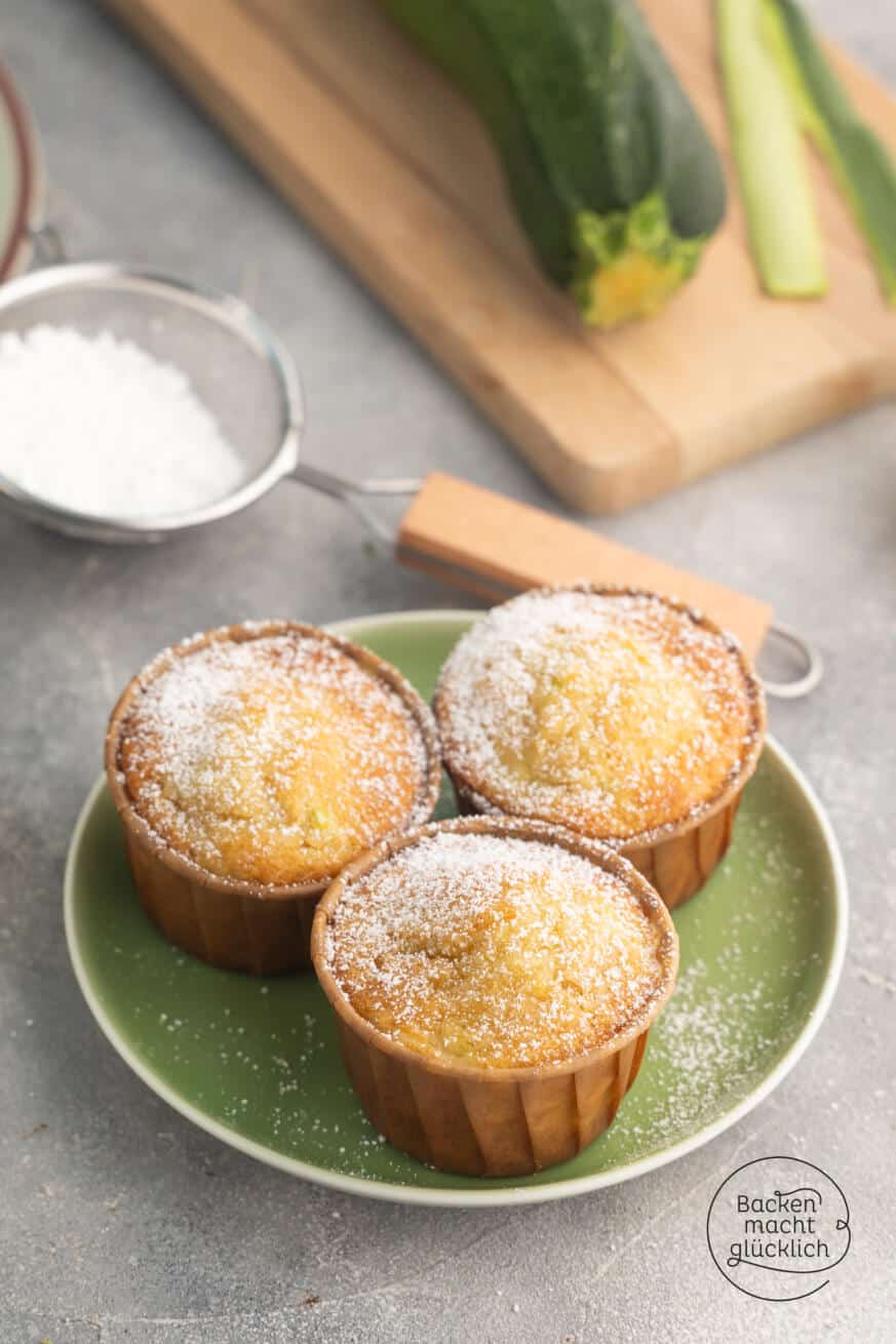 Süße Zucchini Muffins