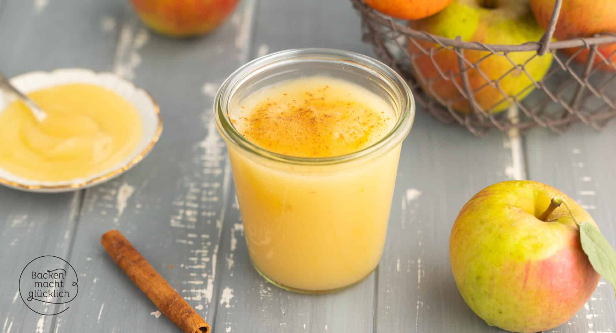Apfelmus Rezept | Backen macht glücklich