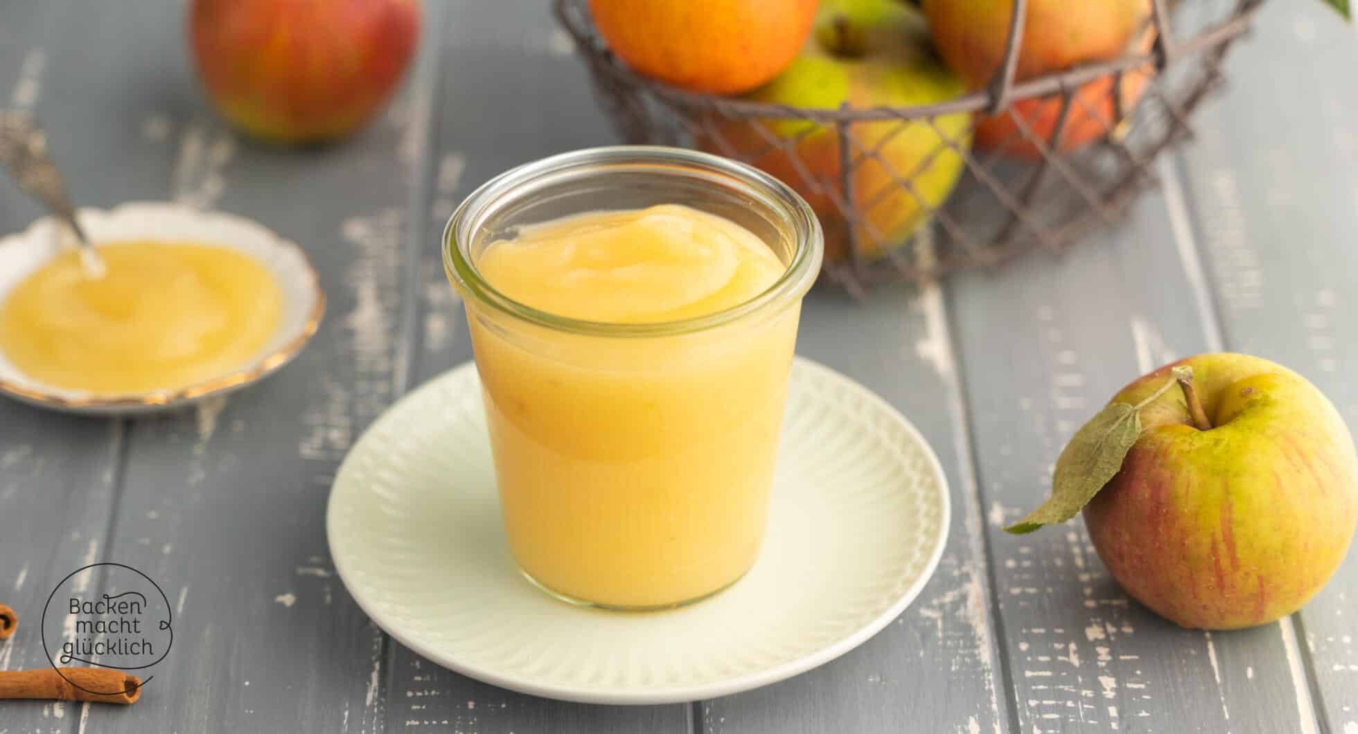 Apfelmus Rezept | Backen macht glücklich