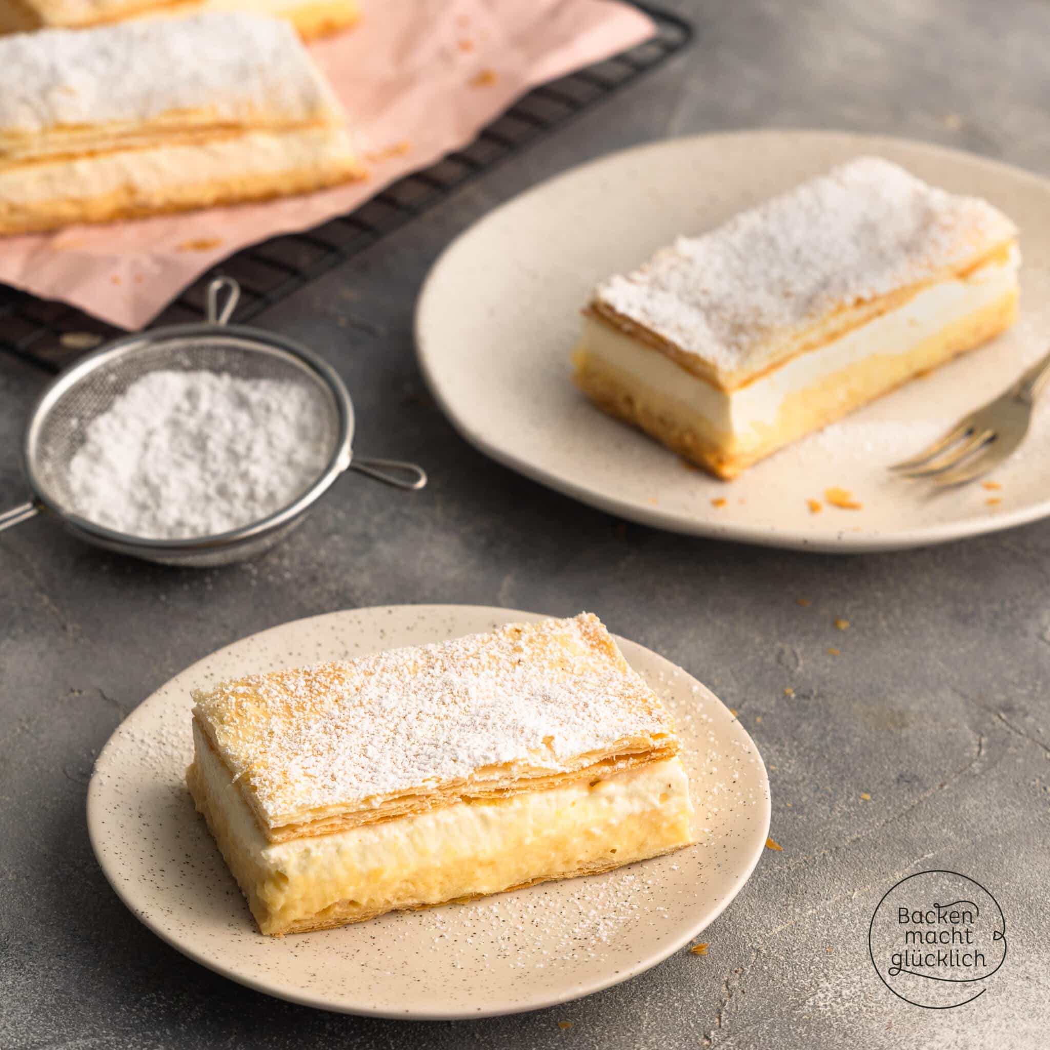 Cremeschnitten | Backen macht glücklich