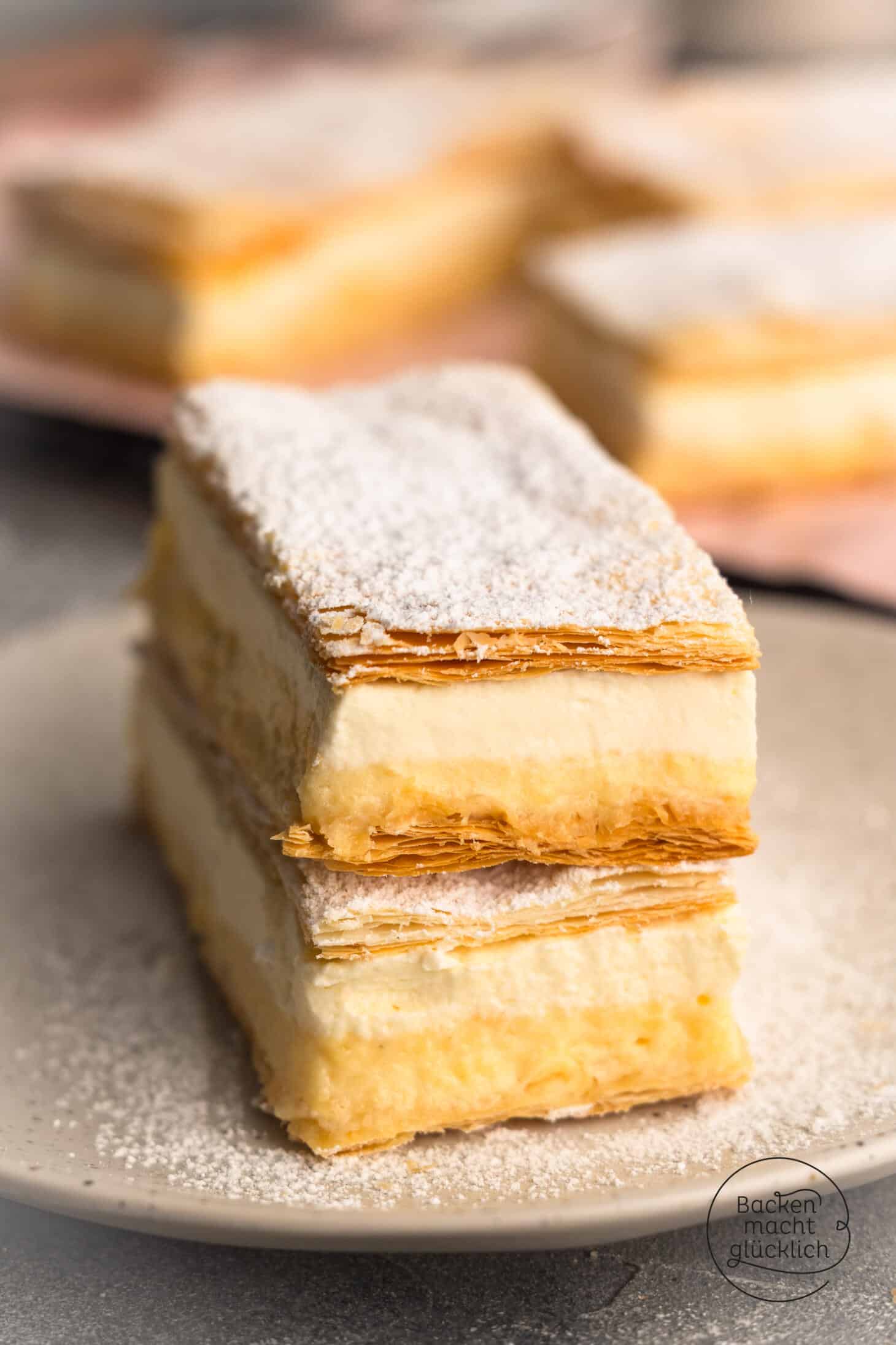 Cremeschnitten | Backen macht glücklich