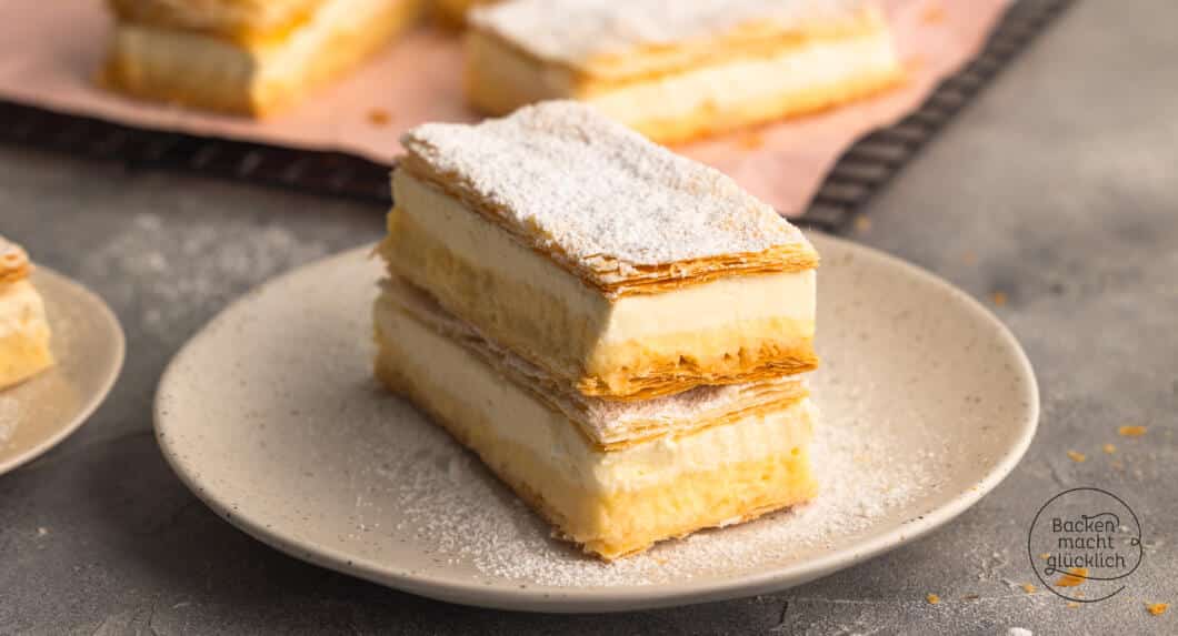 Cremeschnitten | Backen macht glücklich