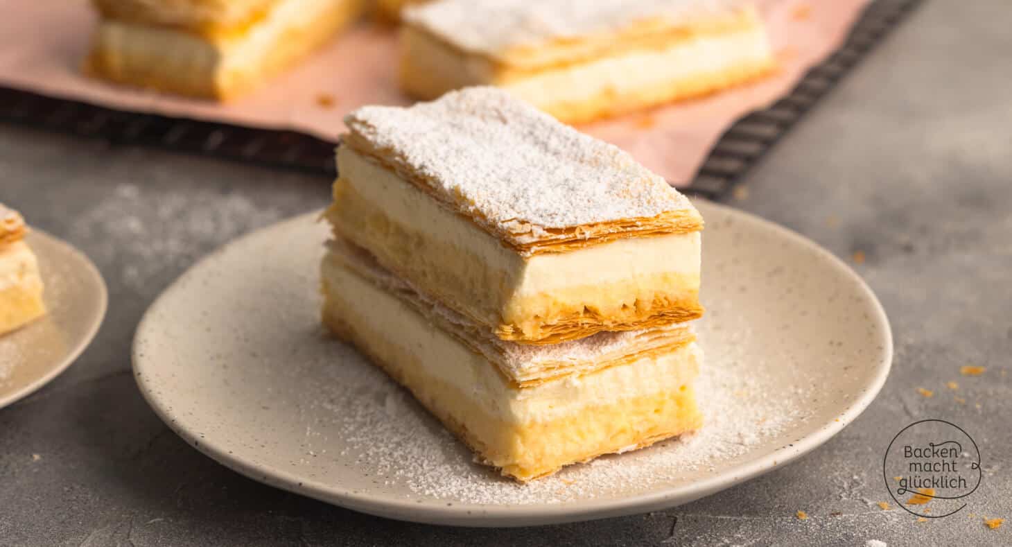 Cremeschnitten | Backen macht glücklich