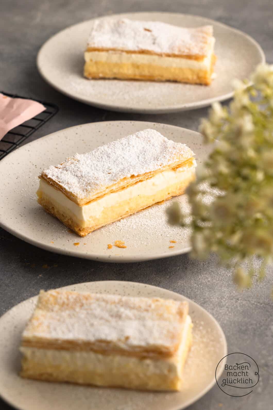 Cremeschnitten | Backen macht glücklich