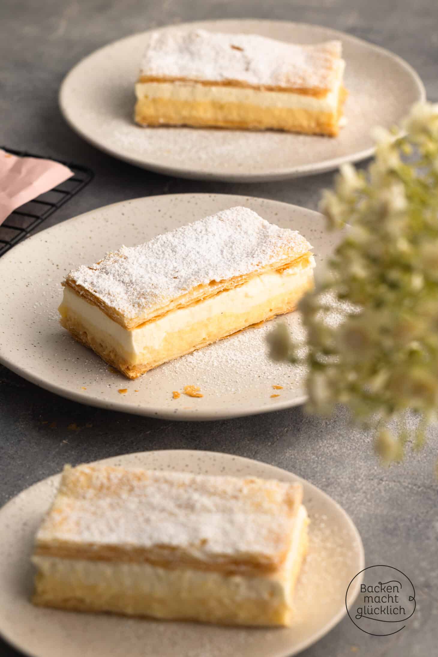 Cremeschnitten | Backen macht glücklich
