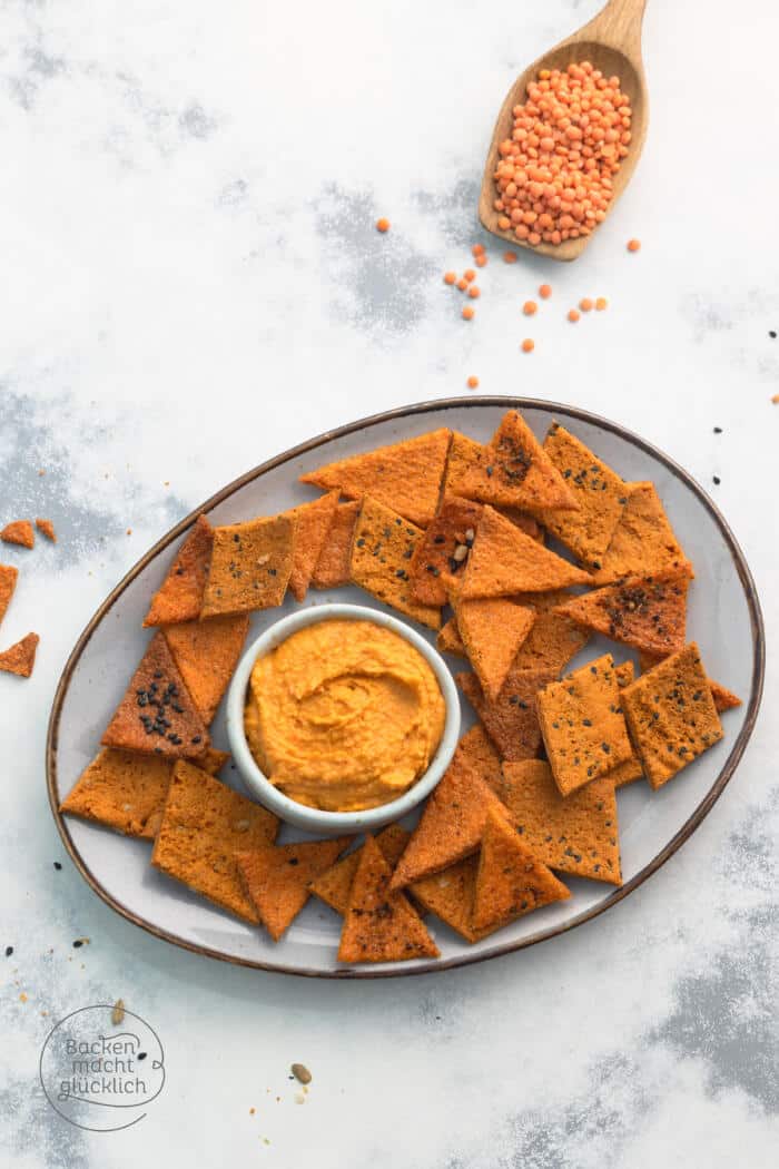 Linsenchips | Backen macht glücklich