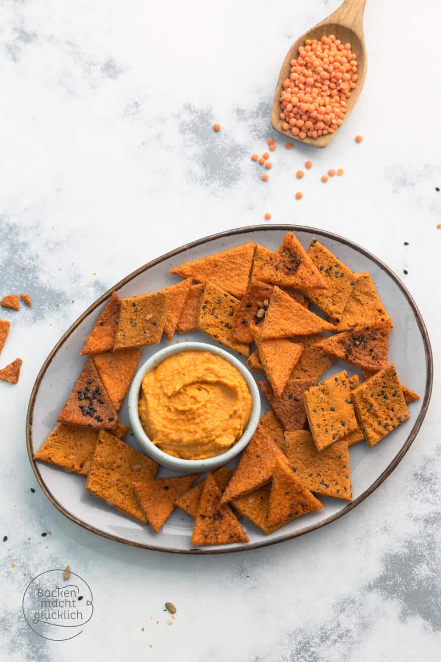 Linsenchips | Backen macht glücklich