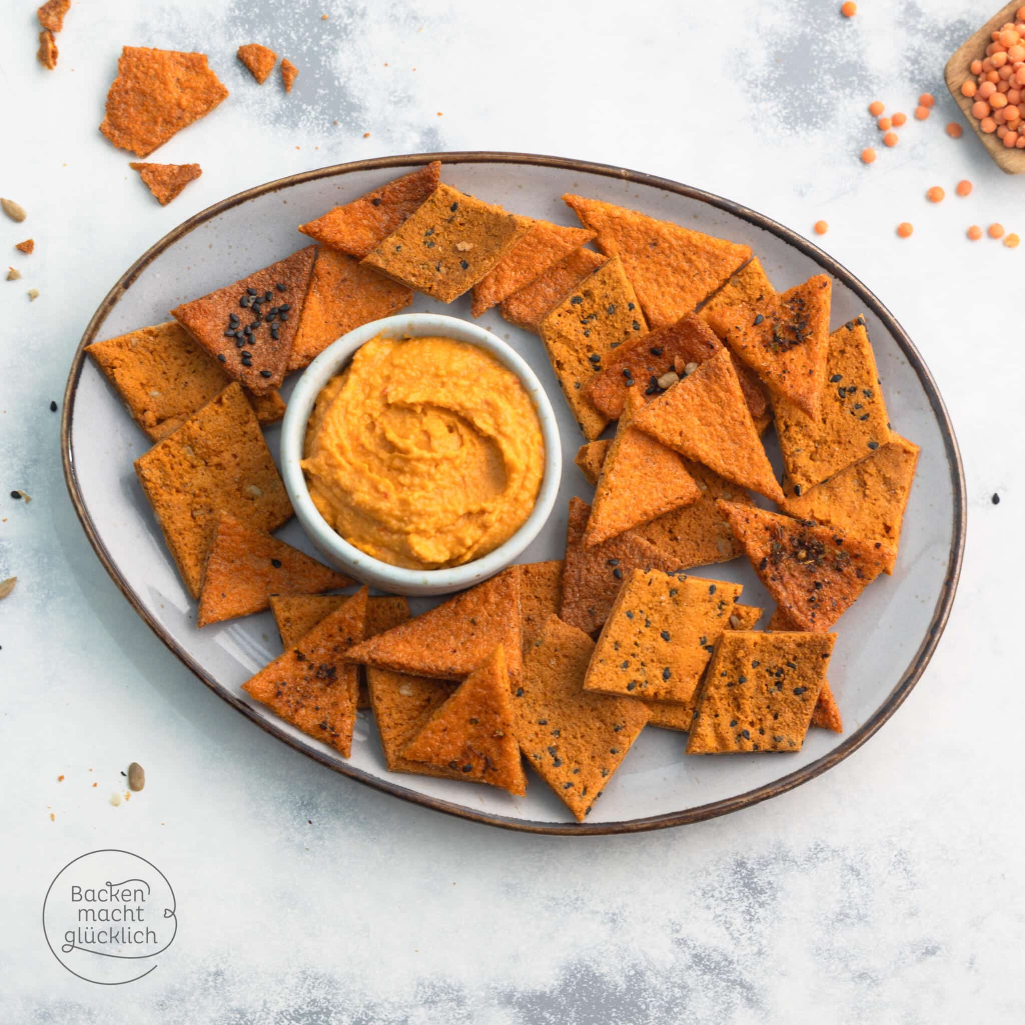 Linsenchips | Backen macht glücklich