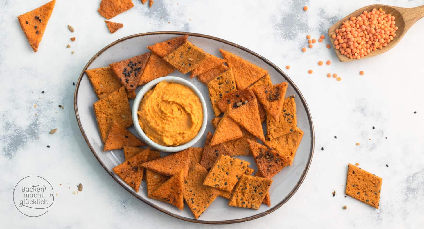Linsenchips | Backen macht glücklich
