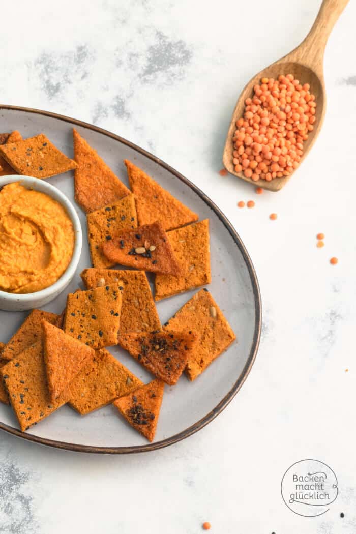 Linsenchips | Backen macht glücklich
