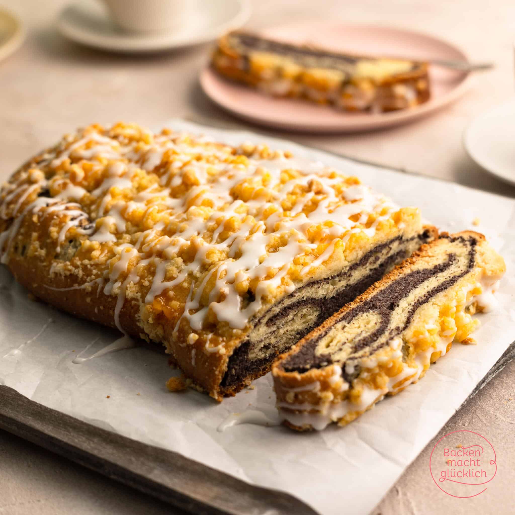 Mohnstriezel | Backen macht glücklich