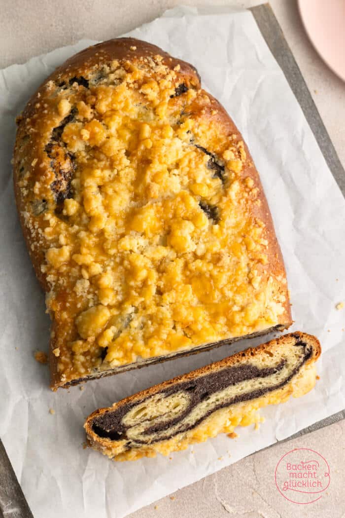 Mohnstriezel | Backen macht glücklich
