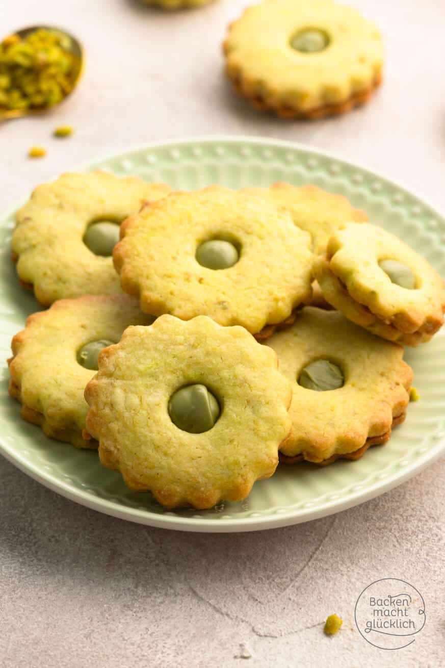 Pistazien-Plätzchen | Backen macht glücklich
