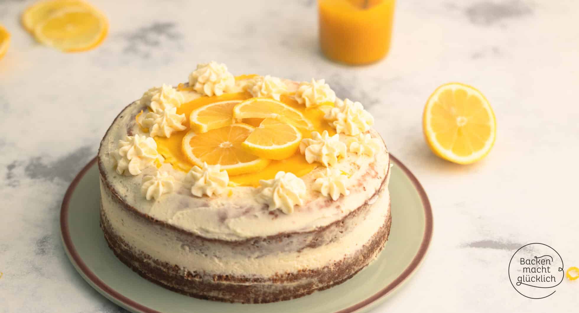 Zitronencreme Torte Mit Mascarpone