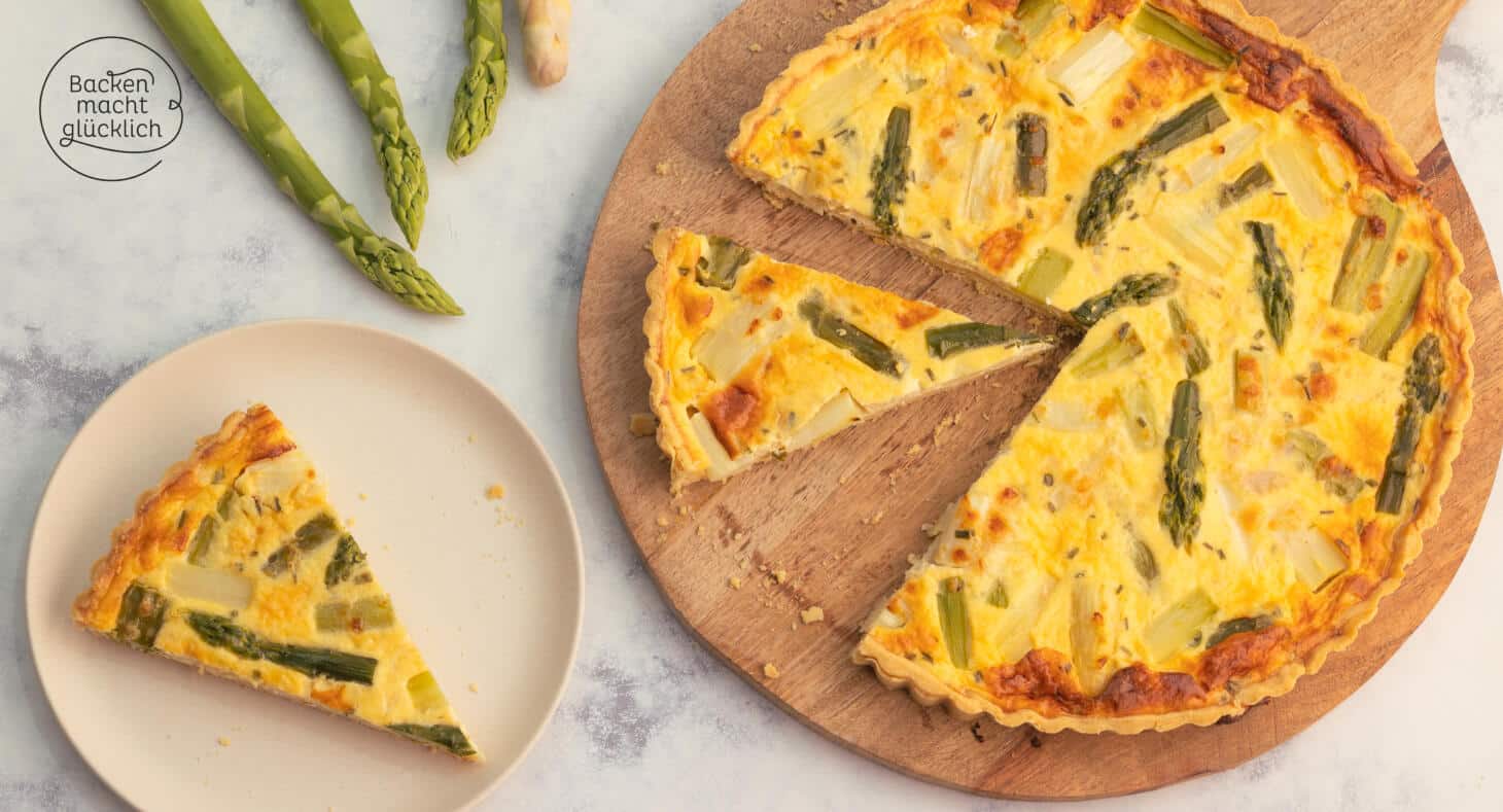 Spargelquiche | Backen macht glücklich